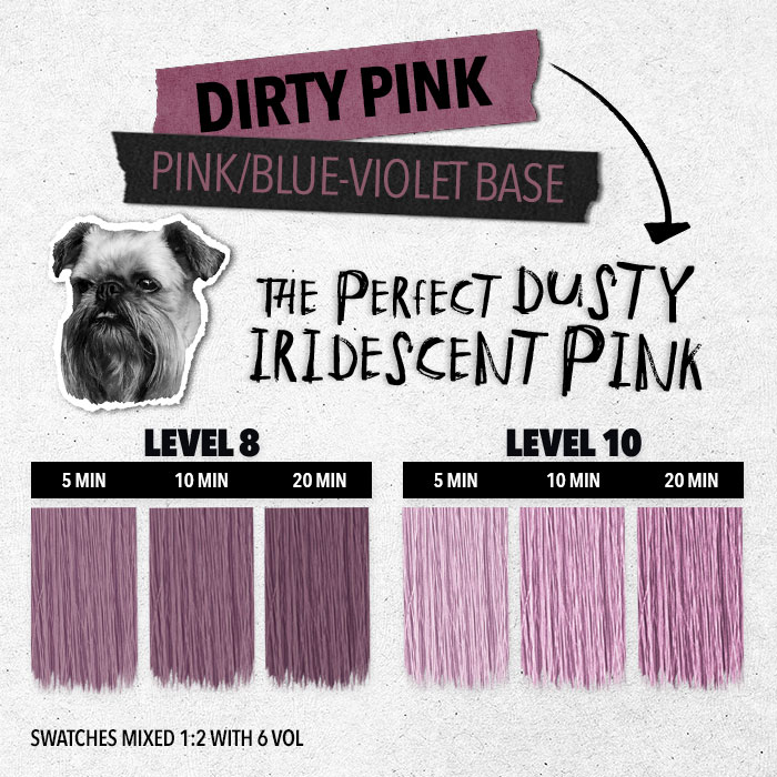 Dirty Pink | High Speed Toners | Pulp Riot Professional Haircolor