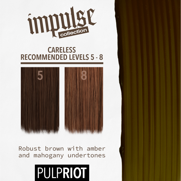 Careless - Impulse | Dark Umber Semi-Permanent Hair Color | Pulp Riot