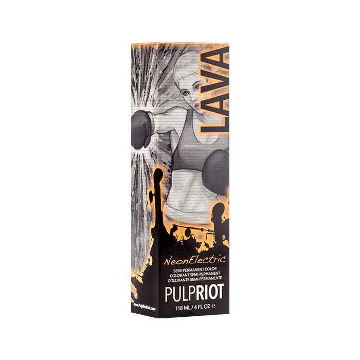 Lava - Neon Electric | Orange Semi Permanent Hair Color | Pulp Riot