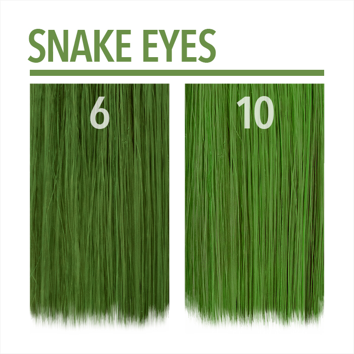 Snake Eyes - Sin City | Green Semi Permanent Hair Color | Pulp Riot